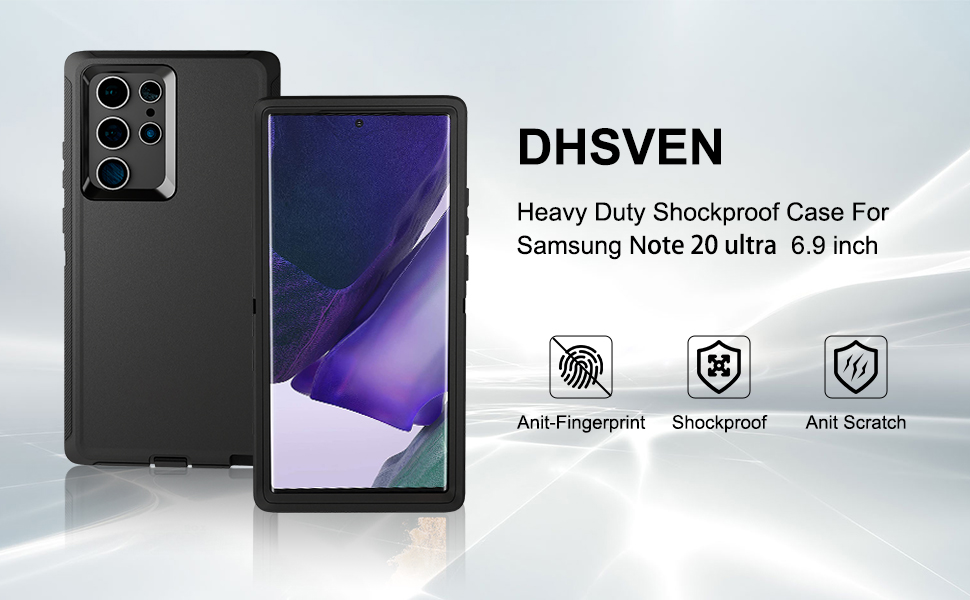 Amazon.com: DHSVEN for Samsung Galaxy Note 20 Ultra Case,Dropproof Shockproof Galaxy Note 20 ...