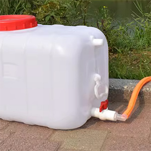 Wasserbehälter mit Hahn Outdoor Wassertank Grosse Kapazität Trinkwasserkanister Mit Doppeldeckel ...
