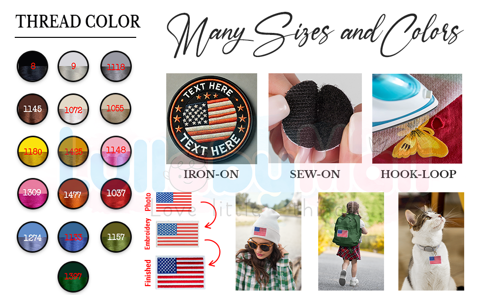 Amazon.com: Custom Patches – Personalized Embroidered Logo Patch, Design Your Own Iron-On, Sew ...