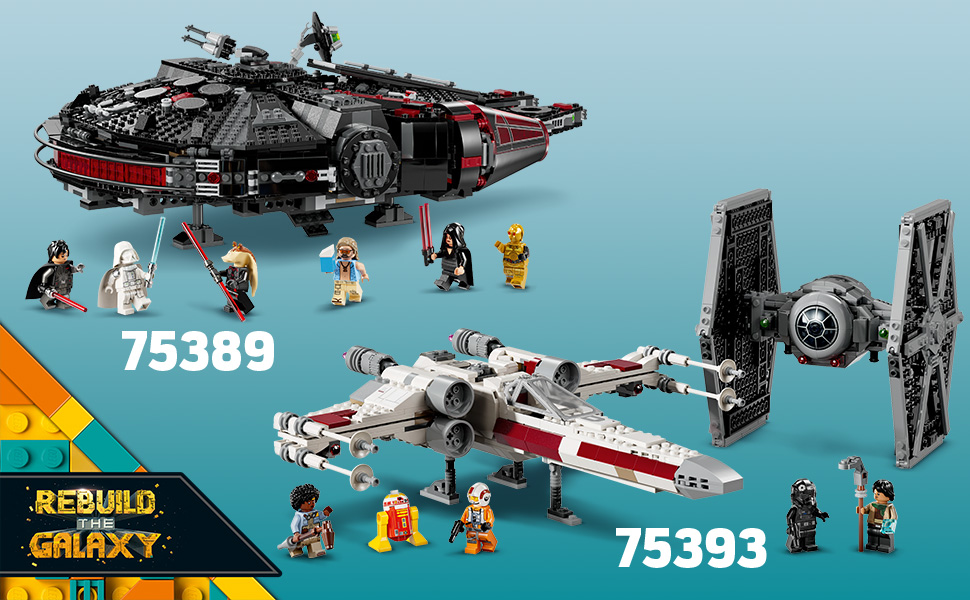 LEGO® Star Wars™ Halcón Oscuro Set de construcción de Nave Espacial, con 6 Minifiguras Star Wars ...