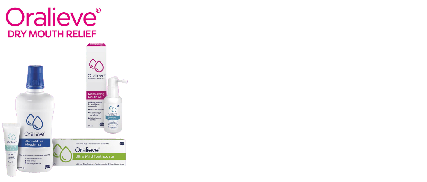 Oralieve Moisturising Dry Mouth Relief Spray, Instant Dry Mouth Relief, Effective Day and Night ...