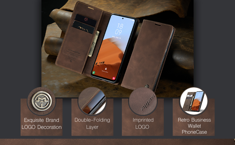 Amazon.com: FCOZCKLOM Compatible with Samsung Galaxy S23FE Wallet Case with Card Holder ...