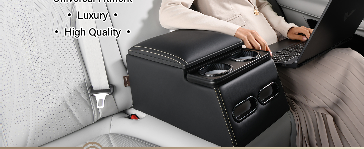 Amazon.com: Coverado Car Center Console, Universal Rear Bench Seat Consoles, Truck Seat ...