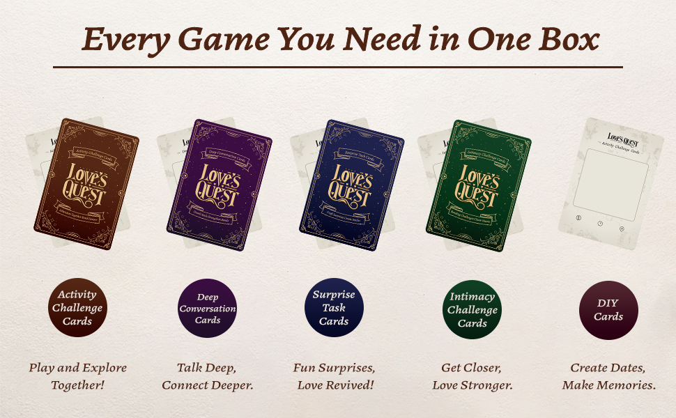 Amazon.com: Jestique Couples Card Game, Love's Quest with 84 Scratch-Off Date Ideas, Date Night ...