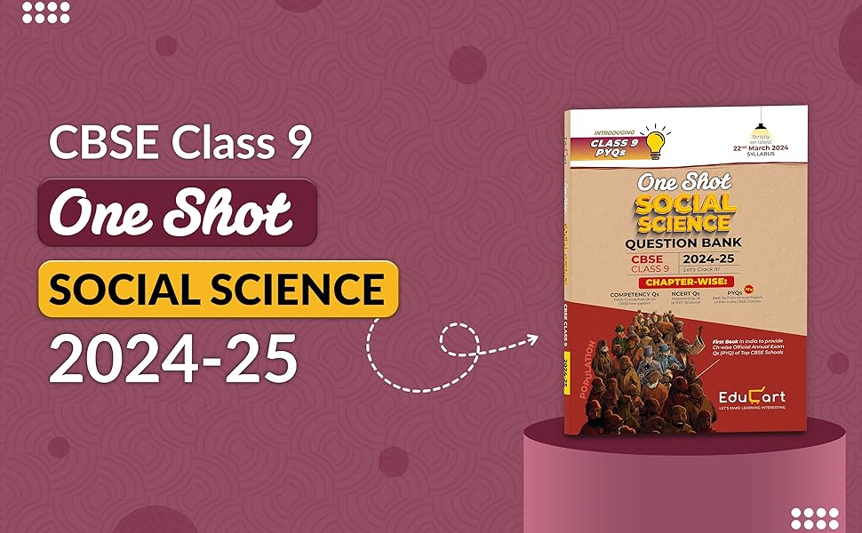 Educart CBSE Class 9 SOCIAL SCIENCE One Shot Question Bank 2024-25 ...