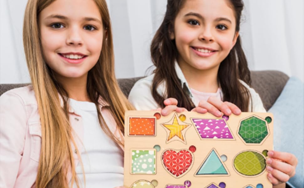 Lefan Shape and Color Puzzle Engaging Educational Toy for Kids Promotes ...