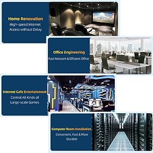 Amazon.com: PENGLIN 5PCS RJ45 Panel Mount Screw Terminal Adapter, RJ45 ...