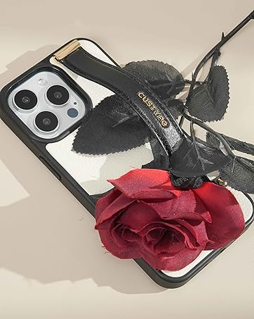 Amazon.com: CUSTYPE Compatible with iPhone 13 Pro Max Case with Wrist Band Strap Kickstand ...