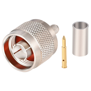 Amazon.com: MOOKEERF N Male Plug Crimp Coax Connector Adapter for RG58 LMR195 KSR195 RG400 3D-FB ...