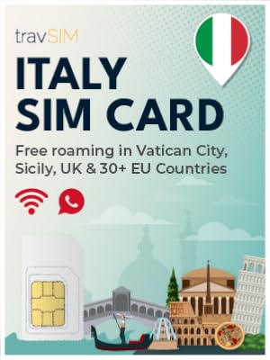Amazon.com: travSIM Italy SIM Card | 6GB Data with 4G/5G speeds | Unlimited Calls | Use Italy ...