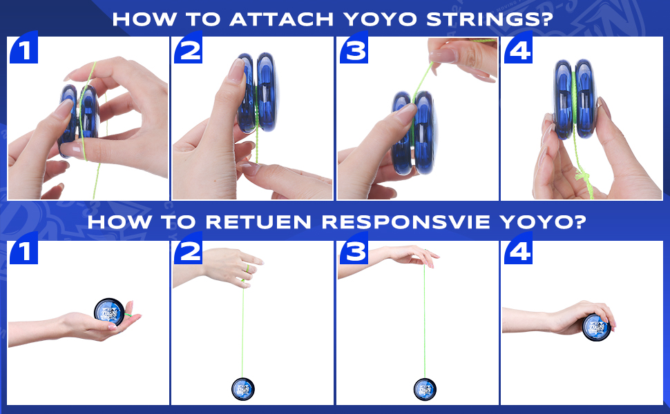 Responsive Yoyo for Kids Beginner Yoyo D3 Dawn, Professional 2A Looping ...