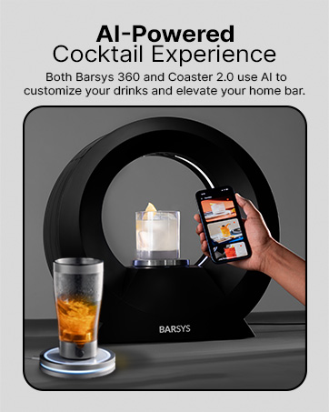 Amazon.com: Barsys 360 Cocktail Maker Machine (Black) : Smart Margarita Machine & Home Bartender ...