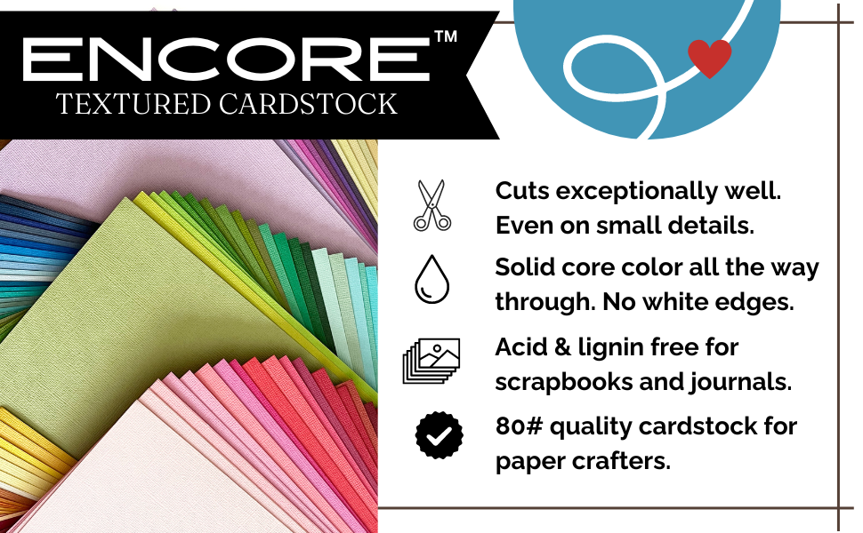 Amazon.com : ENCORE TEXTURED CARDSTOCK COMPLETE VARIETY PACK—12x12 ...