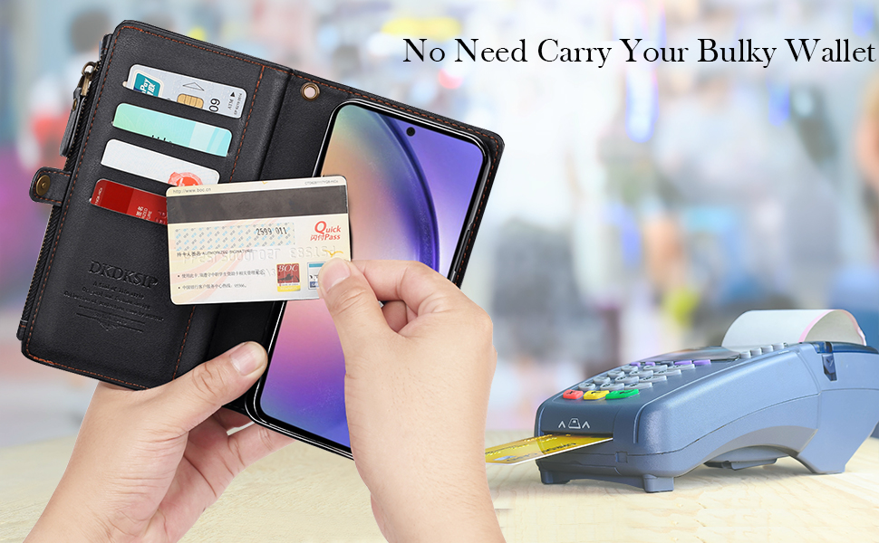 Amazon.com: DKDKSIP for iPhone 15 Pro Wallet Case for Women, Support Wireless Charging with RFID ...