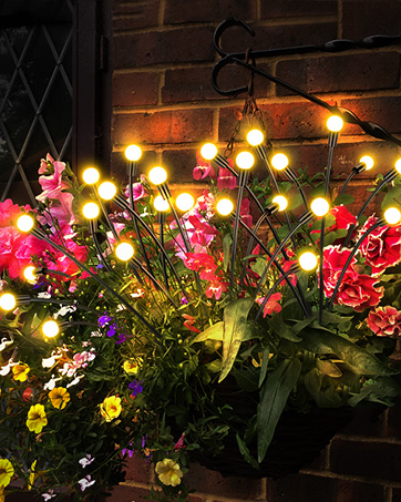 Cnkeeo Solar Firefly Lights with Remote, 4 Pack Solar Lights Outdoor Waterproof, Solar Pathway ...