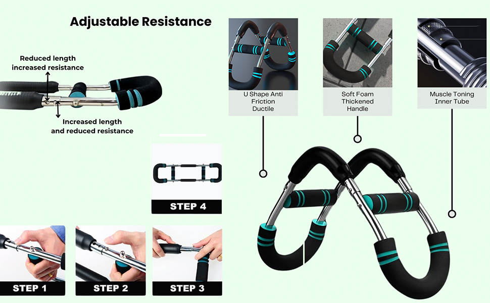 Amazon.com: Twister Arm Trainer, 40-100lb Adjustable Chest Workout Equipment, Arm Trainer for ...