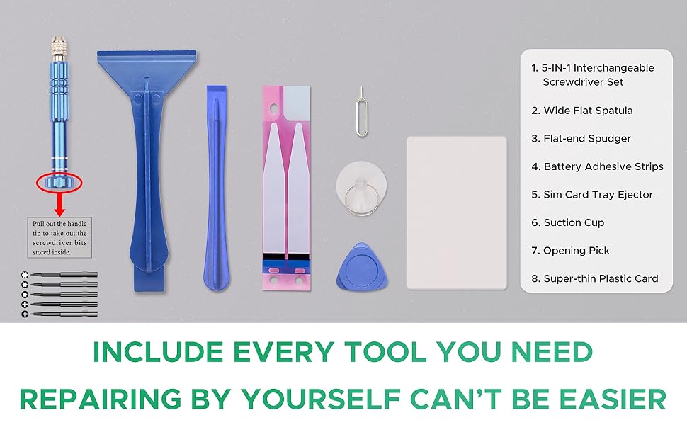 Amazon.com: GREEN FUSION Only for Pixel 3a XL Battery Replacement, with ...