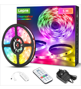 Lepro 5M LED Strip Lights, Warm White to Cool Daylight, Dimmable and ...
