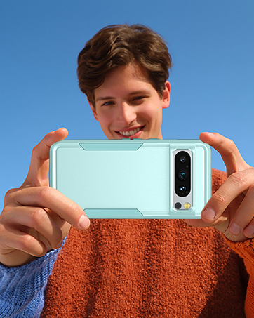 Amazon.com: Oterkin for Google Pixel 8a Case, [Dual Layer Shockproof] Rugged Pixel 8a Case with ...