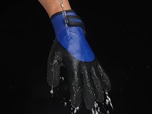 Kebada T2 Waterproof Winter Work Gloves for Men and Women - Thermal Insulated Freezer Gloves for ...