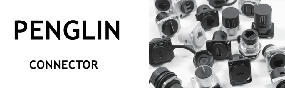 Amazon.com: PENGLIN 5PCS RJ45 Panel Mount Screw Terminal Adapter, RJ45 ...