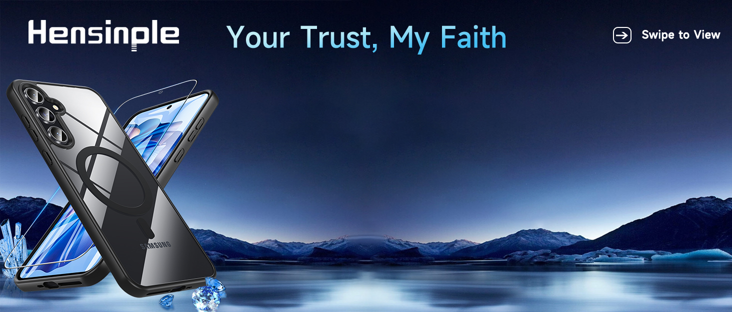 Amazon.com: Hensinple Samsung Galaxy A55 5G Case,A55 5G/A35 5G Case with Screen Protector ...