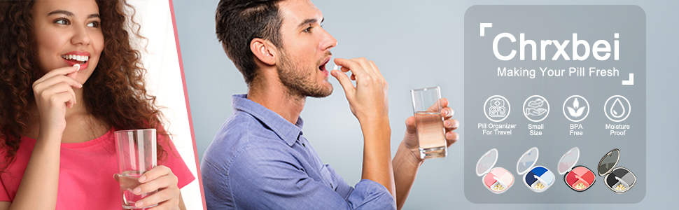 Amazon.com: Cute Pill Organizer Travel Essentials for Women, Medicine Container Pocket Pharmacy ...