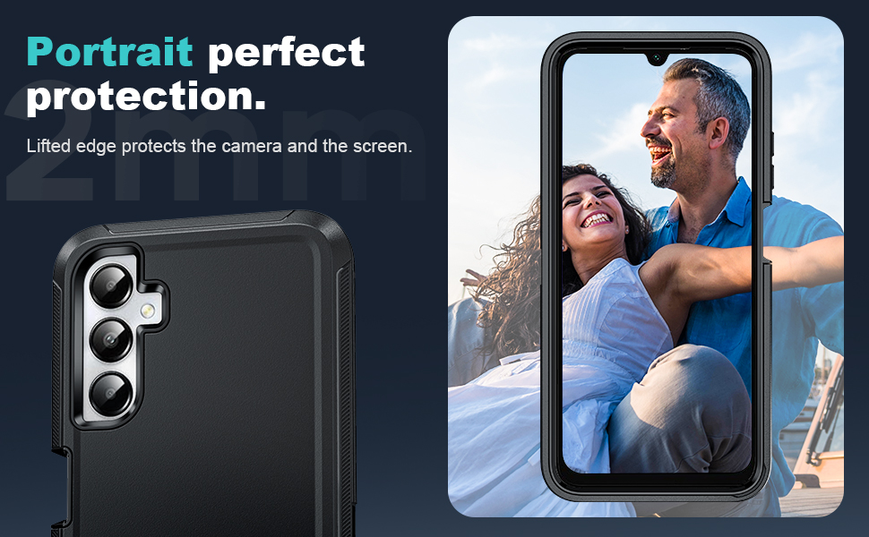 Amazon.com: LeYi Compatible for Samsung Galaxy A05S Case: Galaxy A05S 4G Case with [2 Pack ...