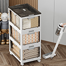 HOTRCR Extra Large Plastic Storage Boxes with Lid, Clear Heavy Duty ...