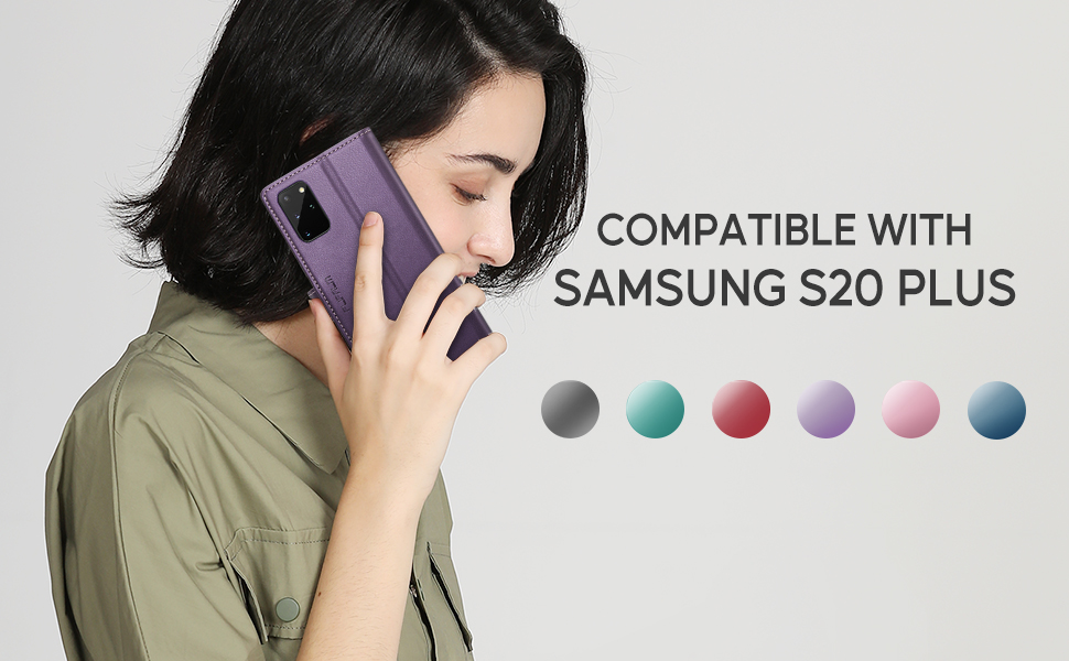 Amazon.com: FLIPALM for Samsung Galaxy S20+/S20 Plus 6.7" Wallet Case with RFID Blocking Credit ...