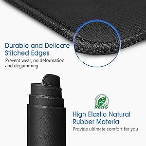 RiaTech Large Size (600mmx300mmx2mm) Extended Gaming Mouse Pad with ...