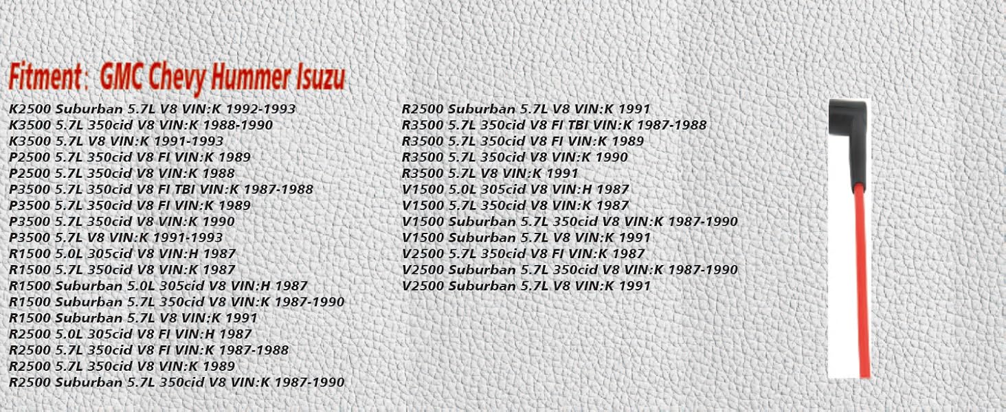 Amazon.com: Spark Plugs Wires Sets Igniton Cables Red Silicone High Performance Leads Boot ...