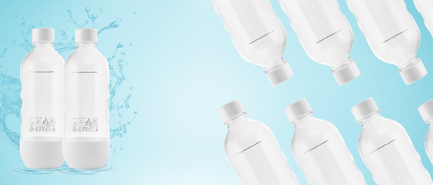 Amazon.com: Replacement Bottle for sodastream Carbonating Sparkling Water Machine 1 Liter (2 ...