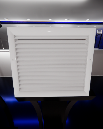 MAIER INTERNACIONAL - Air Vent Cover HVAC 10x10 Inches | 4-Way Supply Grille, Aluminum Square ...