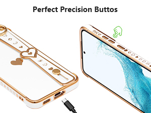 Amazon.com: DEFBSC Compatible with Samsung Galaxy S21 FE Case Soft TPU Cover White ...