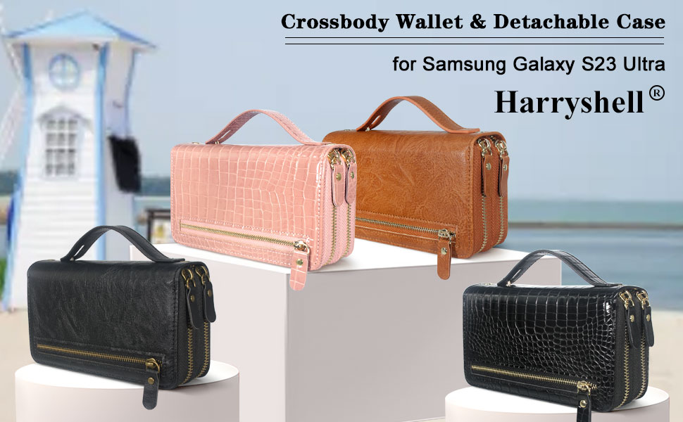 Amazon.com: Harryshell Compatible with Samsung Galaxy S23 Ultra 5G (2023) Case Wallet Multi ...