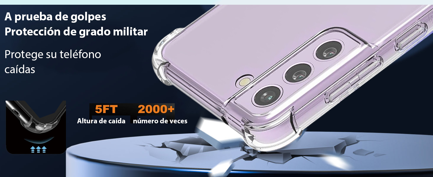 USTIYA Funda para Samsung Galaxy S21 FE 5G Case Uso Rudo Carcasa Bumper,Shock-Absorción TPU ...