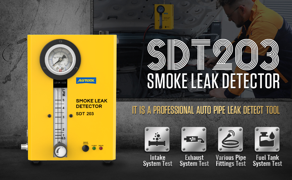 Amazon.com: AUTOOL Automotive Smoke Machine, EVAP System Smoke Leak ...