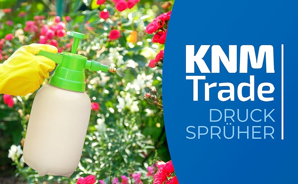 KNM TRADE Spruzzatore a pressione, spruzzatore a pompa, spruzzatore per piante, 2 l, 5 l, 8 l (2 ...