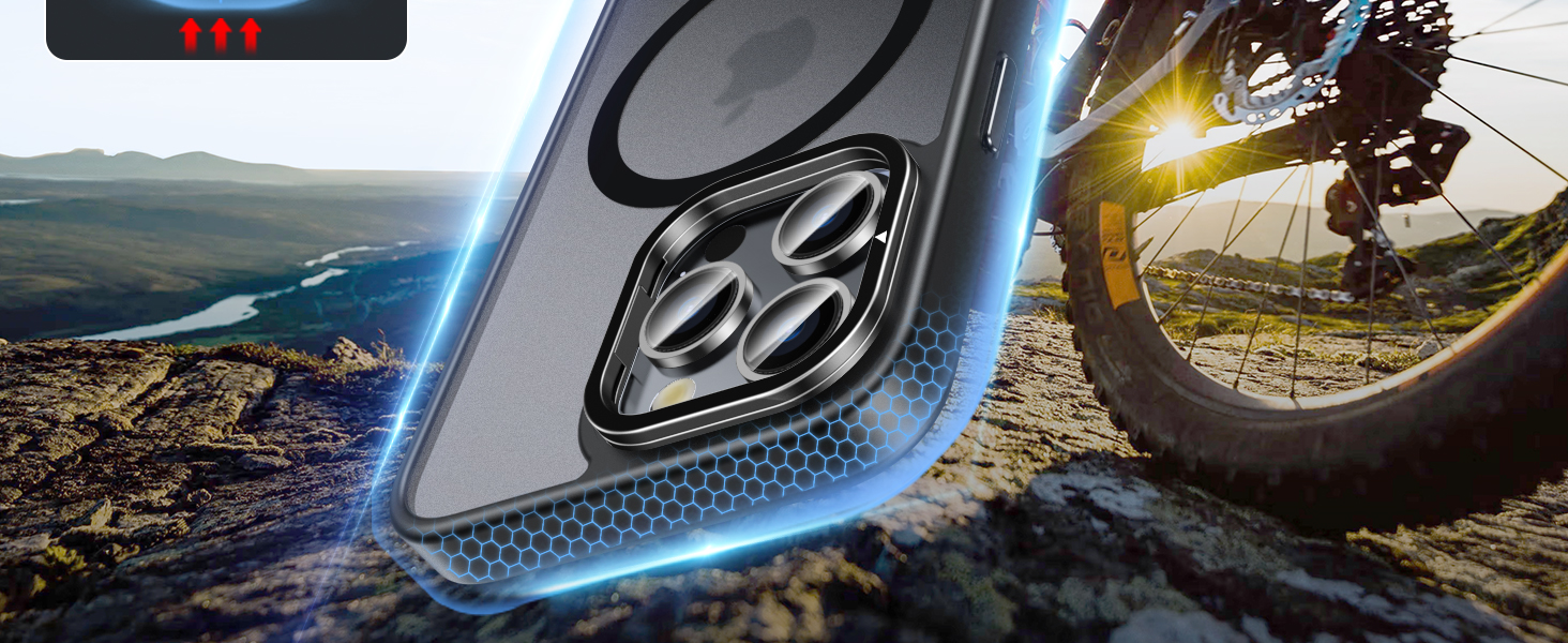 Amazon.com: FNTCASE for iPhone 14 Pro-Max Case: Magnetic Slim Matte Protective Case with ...