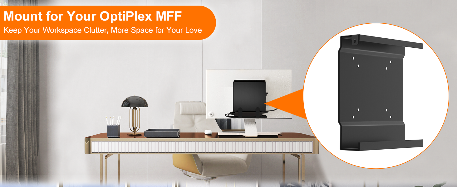 Amazon.com: Mini PC Mount for Dell Micro Mount, Wall VESA and Under ...