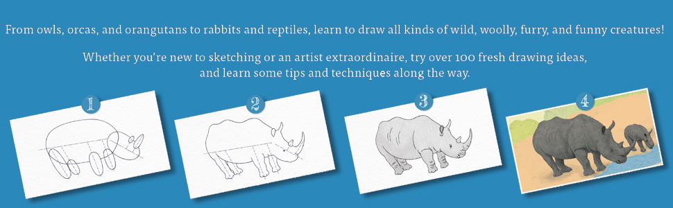 How To Draw Animals For Kids 8 - 12: Learn to Draw More Than 100 ...