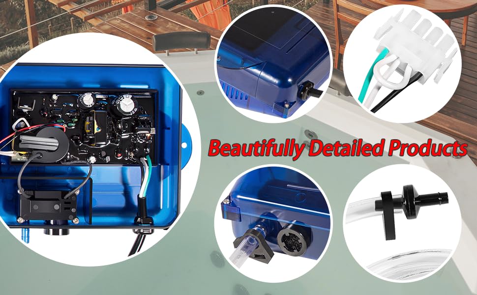 Amazon.com: Deecaray HCD-55 Spa Ozonator Kit,General Purpose High Output Ozone Generator (120V ...