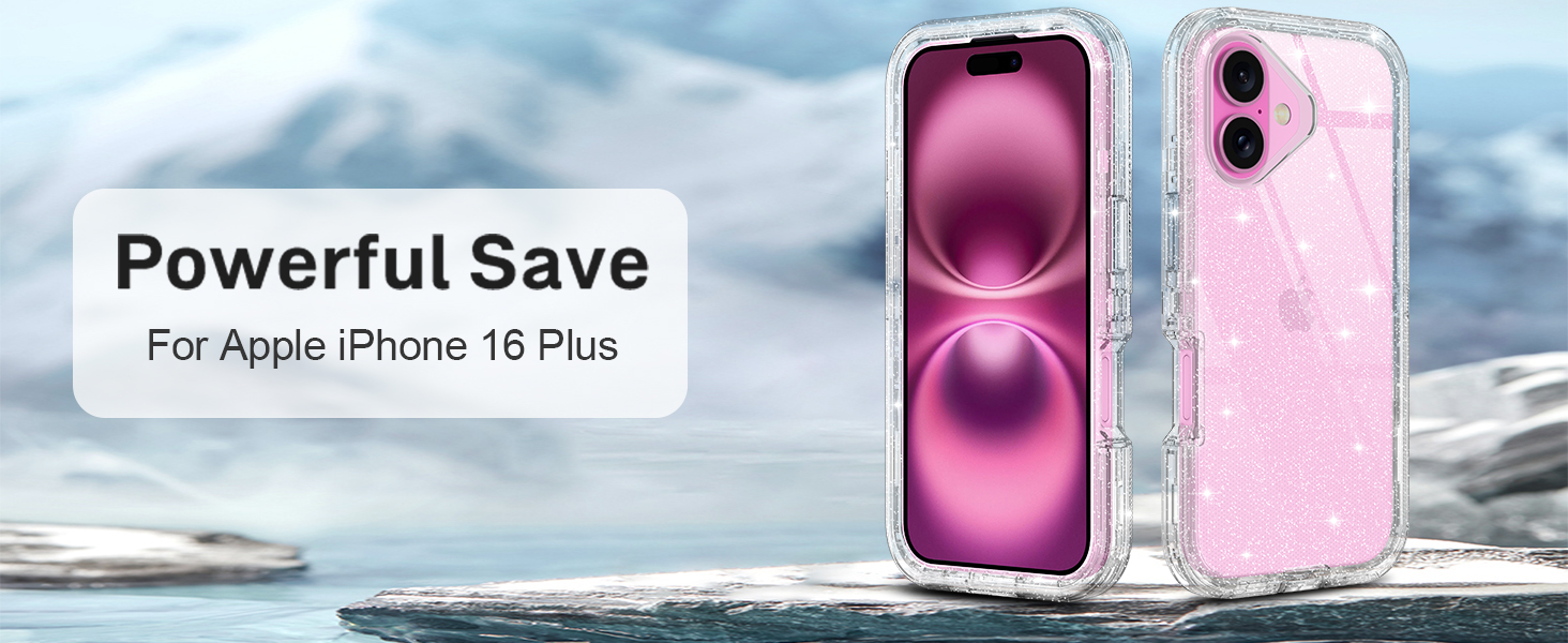 Amazon.com: I-HONVA for iPhone 16 Plus Case Clear [Non Yellowing] Shockproof Dust/Drop Proof 3 ...