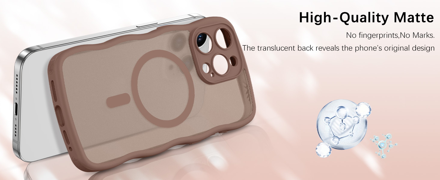 Amazon.com: Telaso for iPhone 15 Pro Max Case, Compatible with Magsafe Wave Frame Design ...