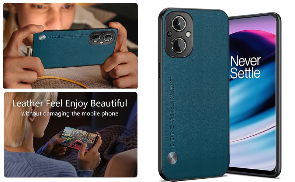 Amazon.com: Puxssul for OnePlus Nord N20 Case, Soft TPU Artificial Leather case,Extremely Light ...