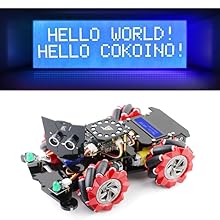 Amazon.com: LK COKOINO 4WD Smart Car Robot Kit with Mecanum Wheels for ...