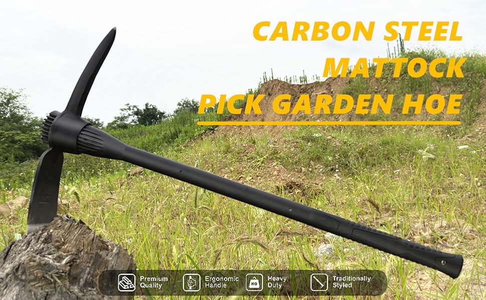 Amazon.com : Pick Mattock Handle Replacement Pick Ax Handle with ...