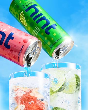 Amazon.com: Hint Sparkling Water, Pink Grapefruit - Carbonated Fruit-Infused Water with ...