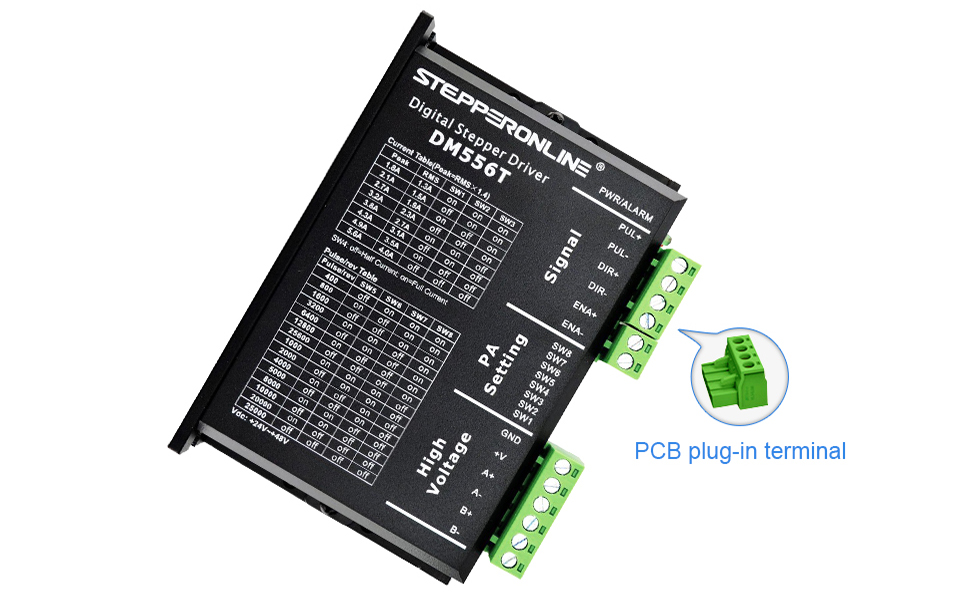 STEPPERONLINE DM556T digitale stappenmotor driver 1,8-5,6A 20-50VDC stappenmotor driver voor ...